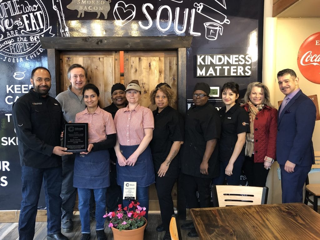 Conyers DDA honors Keish Momin for Iron Skillet renovation in Olde Town ...
