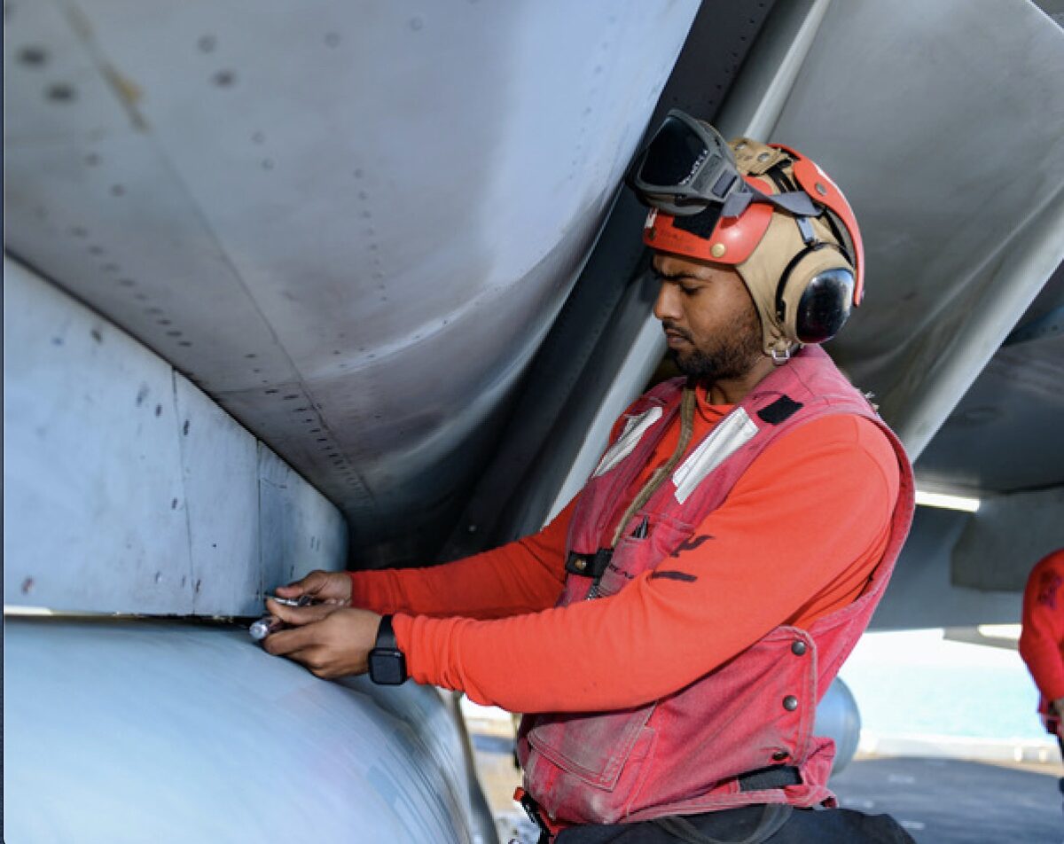 Loganville, Georgia native Anil Persaud serves aboard USS Harry Truman ...